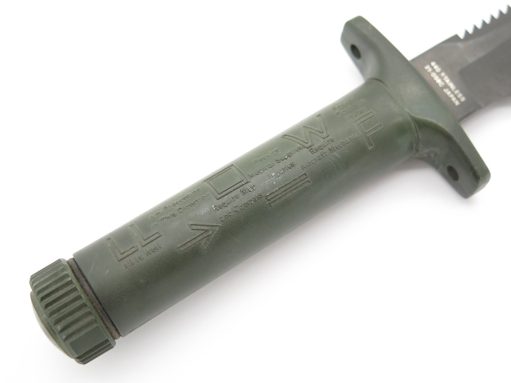 Vtg Explorer Camo Wildlife Fixed 5 1/4" Blade 440 Stainless Survival ...