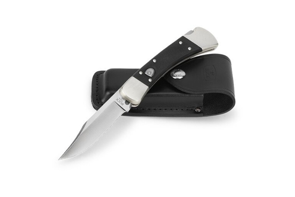 Buck 110 Auto Elite S30V G10 Handle Nickel Silver Bolster Folding Hunter Knife - ePrague, LLC