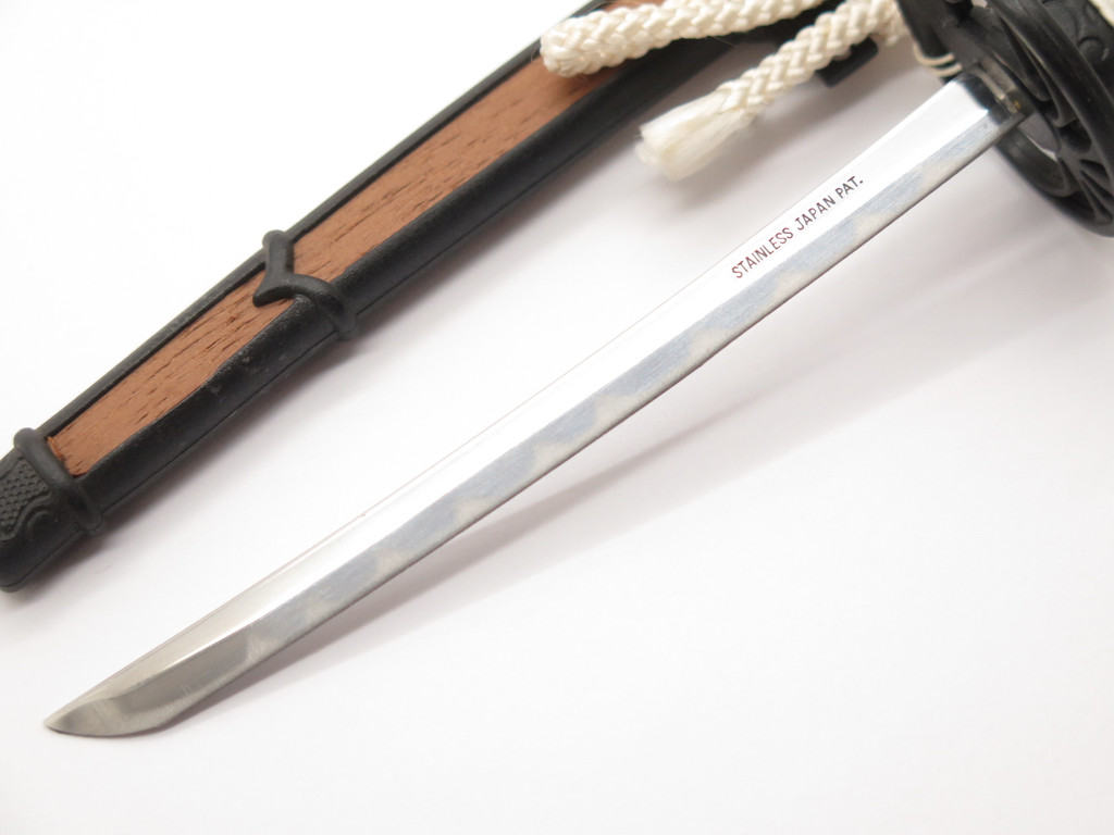 Vintage '80s Japan 6.6" W Mini Miniature Samurai Katana Sword Letter ...