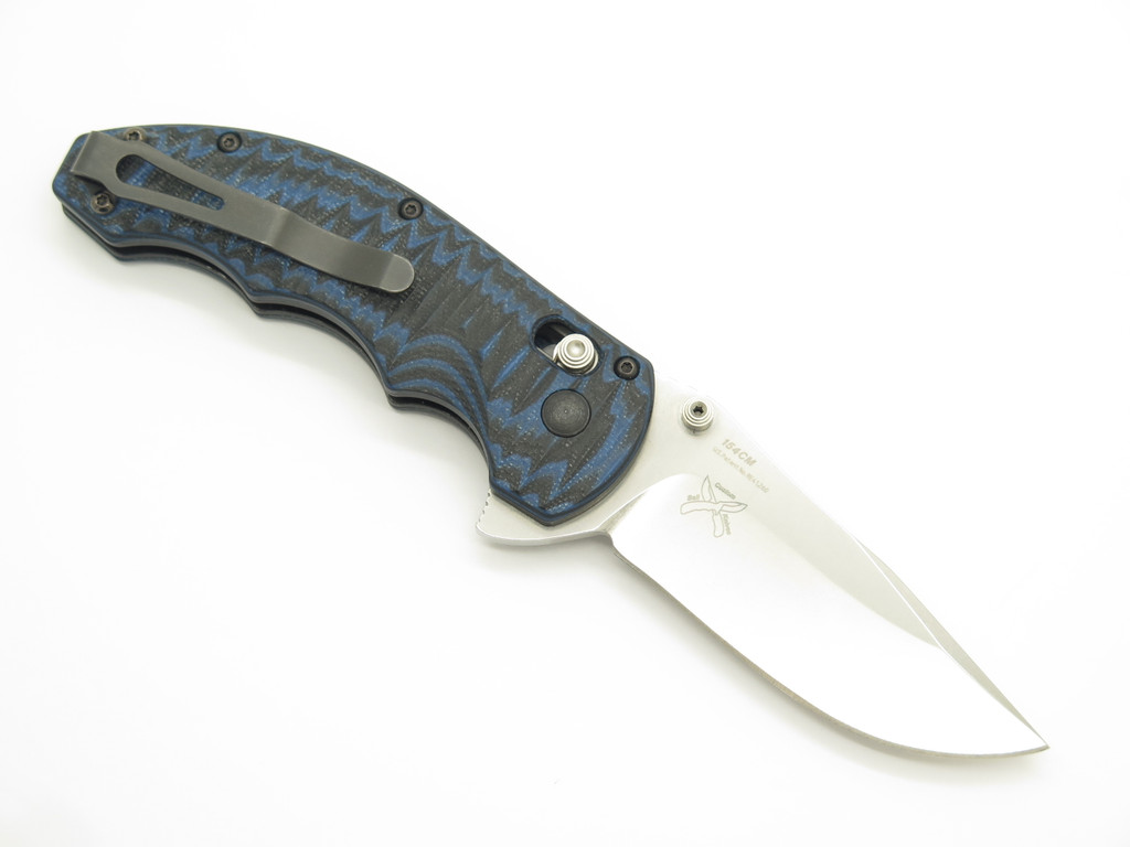 Benchmade 300 Custom Ball Knives G10 Axis Lock 154CM Folding Pocket ...