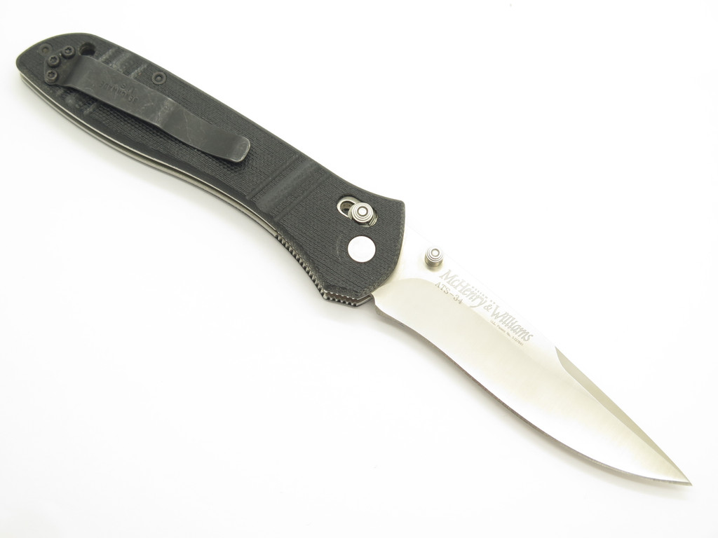 Benchmade McHenry & Williams 710 G10 Axis Lock ATS-34 Folding Pocket ...