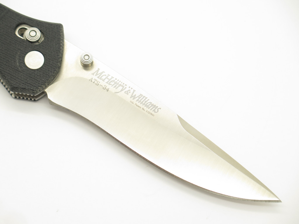 Benchmade McHenry & Williams 710 G10 Axis Lock ATS-34 Folding Pocket ...