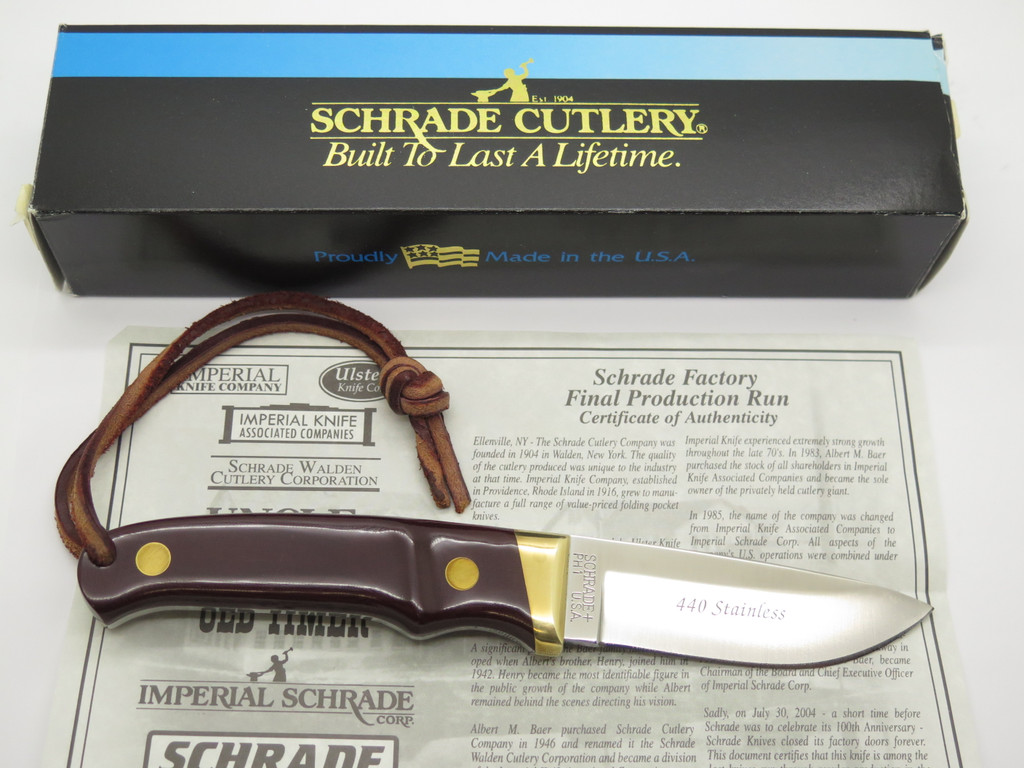 2004 Schrade PH1 Final Production Limited Edition Fixed Blade Hunting ...