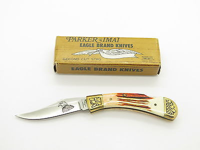 VINTAGE PARKER EAGLE BRAND K-542 SEKI JAPAN FOLDING POCKET KNIFE BY ...