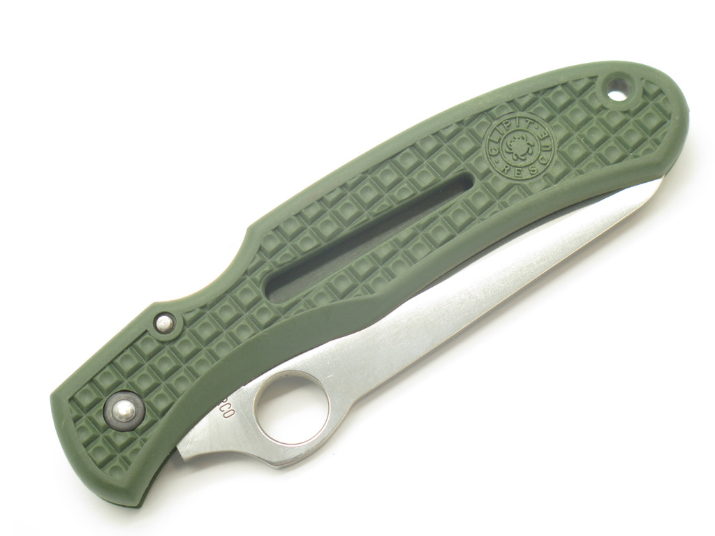 Spyderco Clipit Rescue Seki City Japan Serrated Stainless Folding Pocket Knife - ePrague, LLC
