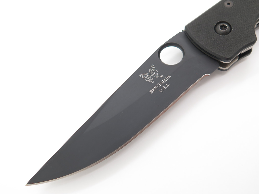 Vtg Benchmade USA 800BT AFCK Black ATS-34 & G10 Linerlock Folding ...