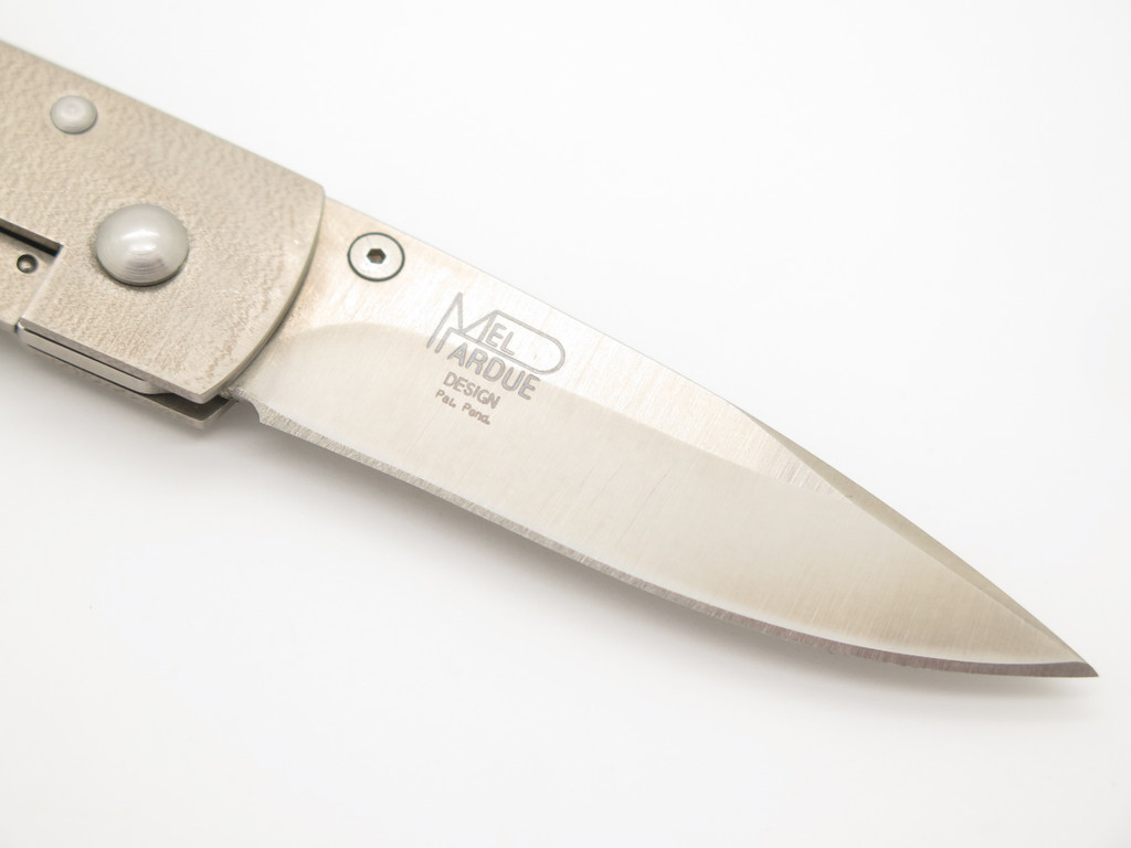 Vintage Benchmade 330 Pardue Titanium G10 ATS-34 Folding Pocket Knife ...