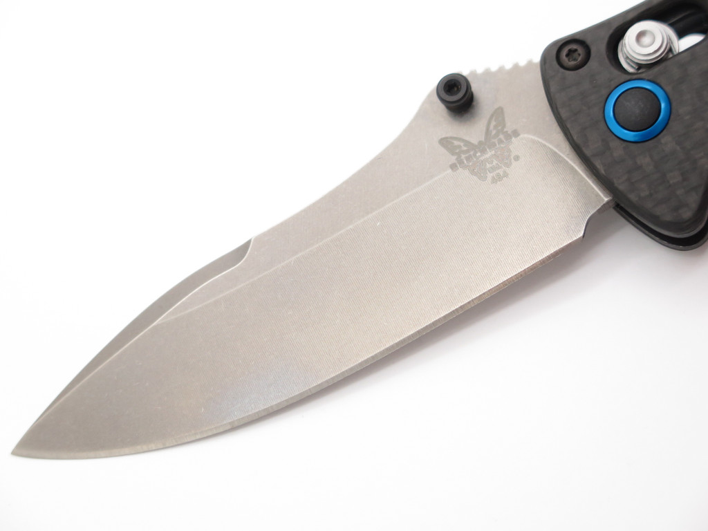 Benchmade 484 Nakamura S90V Carbon Fiber Axis Lock Folding Pocket Knife ...