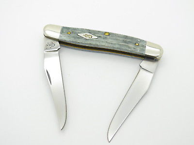 2016 Case XX USA Muskrat Folding Pocket Knife Gray Jigged Bone ...