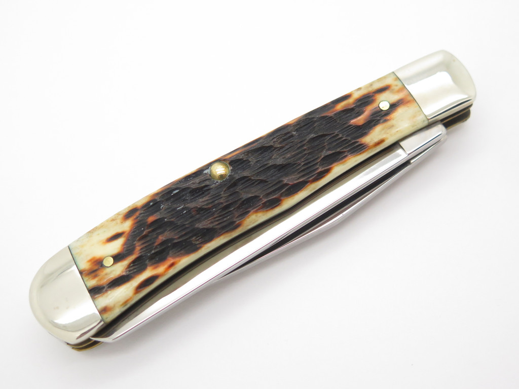 2005 Case XX Ruger Sturm 6254 Jigged Bone Trapper Folding Pocket Knife ...