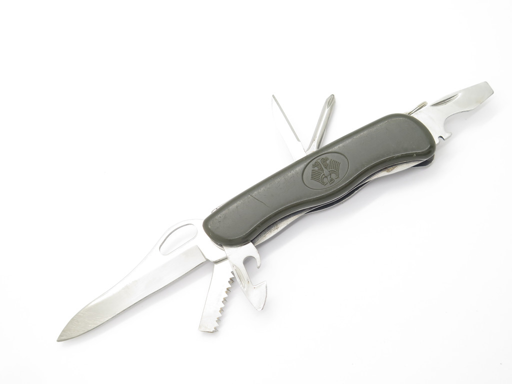 Vintage Swiss Army Surplus Switzerland German Trekker Folding Multitool ...