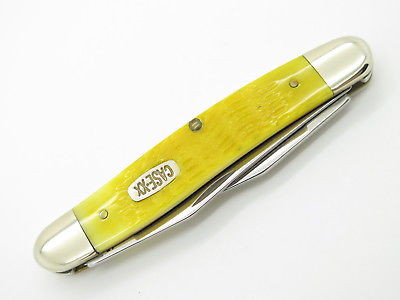 2000 Case XX Muskrat Folding Pocket Knife 02635 Jigged Yellow Bone ...