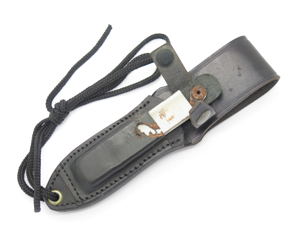 Vintage (Explorer) Seki Japan Fixed Blade Leather Knife Sheath (torn ...