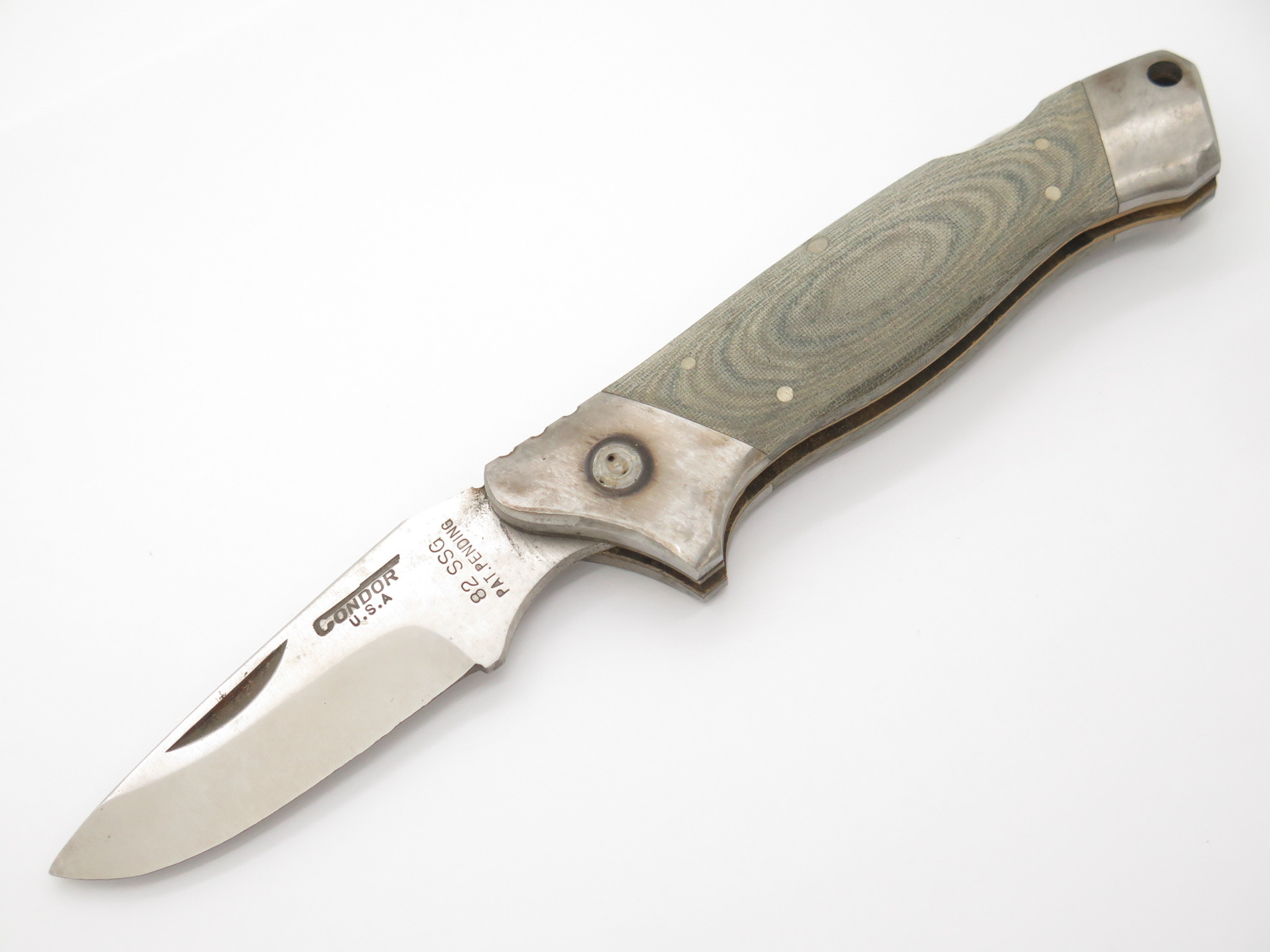 Vtg 1980s Condor 82 Seizo Imai Seki Japan Folding Lockback Knife ...
