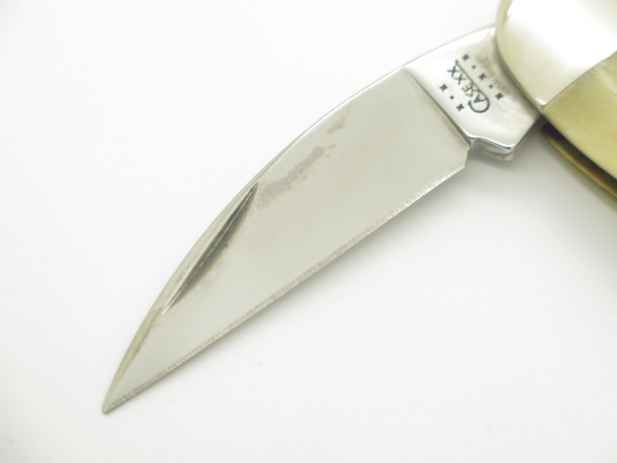 Vintage 2002 Case XX 6355 Seahorse Whittler Stag Bone Folding Pocket ...