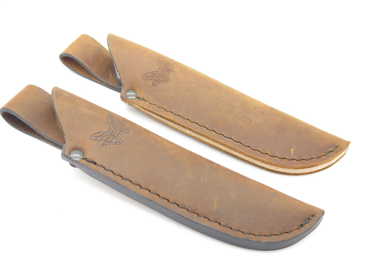 Benchmade Mountain Skinner 15001 Leather Hunting Fixed Blade Knife ...