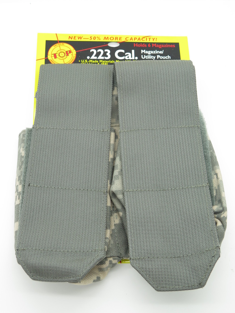 T.O.P M1626 .223 Cal Digi Camo 6 MAG Magazine Ammo Pouch Case Holster ...