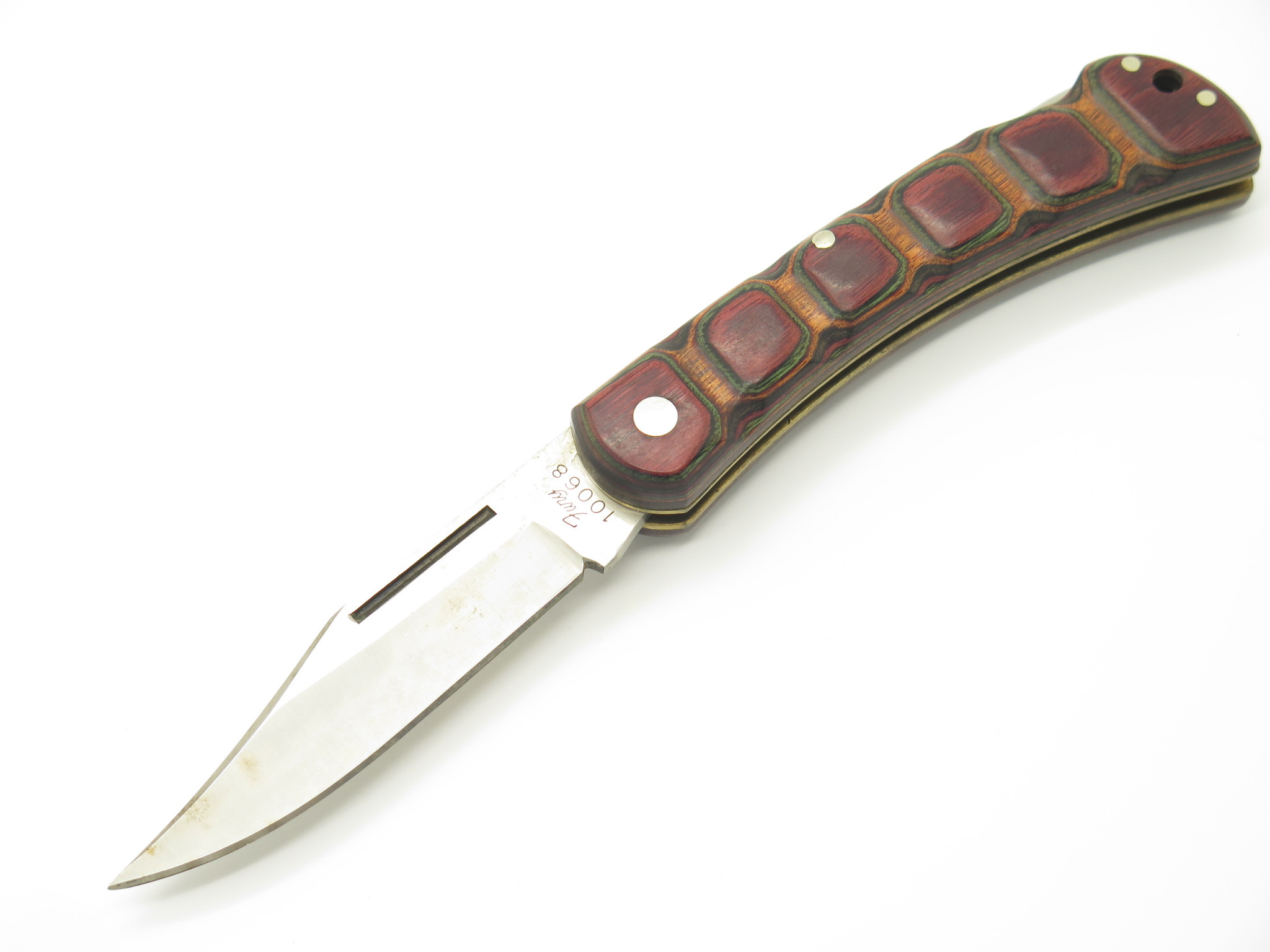 Vintage Fury Seizo Imai 10068 Seki Japan 4.25 Wood Folding Hunter Lockback Knife - ePrague, LLC