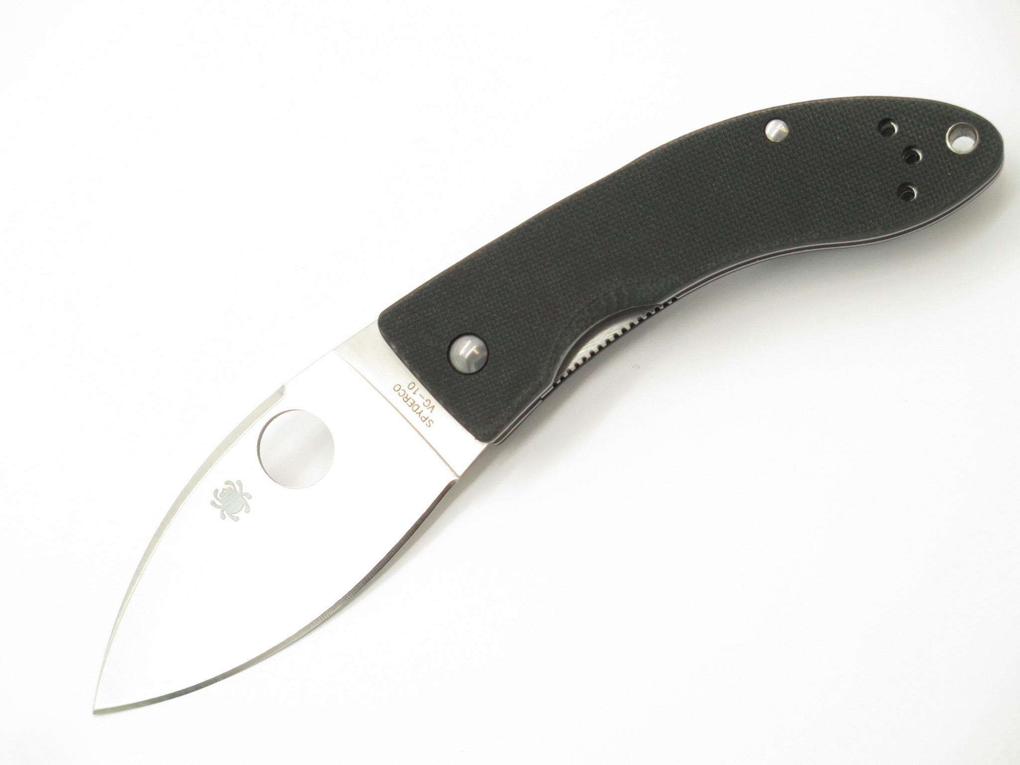 Spyderco Bob Lum Lil Lum C205GP Seki Japan G10 VG-10 Folding Pocket ...