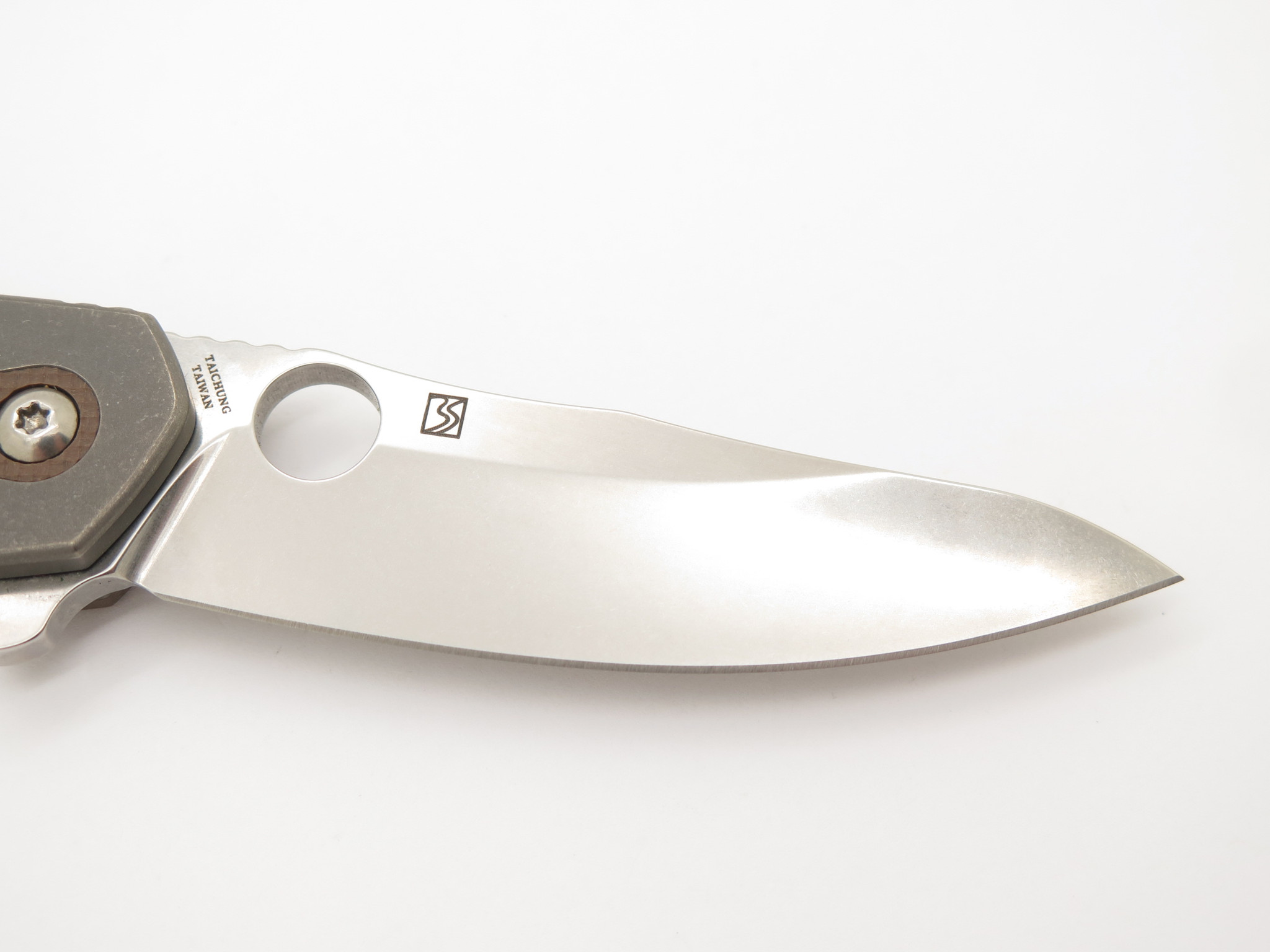 Spyderco C156GPBN Brad Southard CTS-204P Titanium Framelock Brown ...