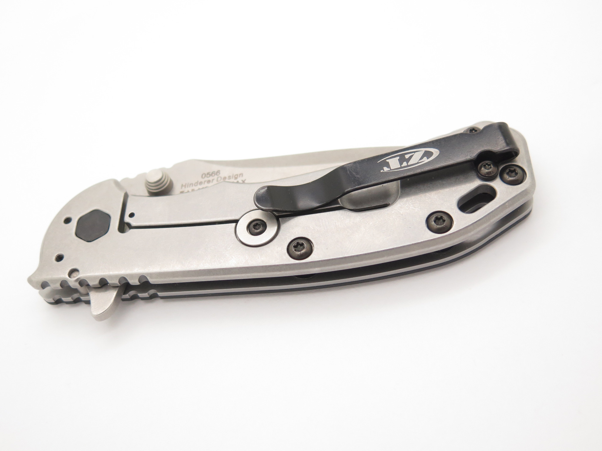 ZT Zero Tolerance 0566 Hinderer Elmax Blade G10 Framelock Folding ...