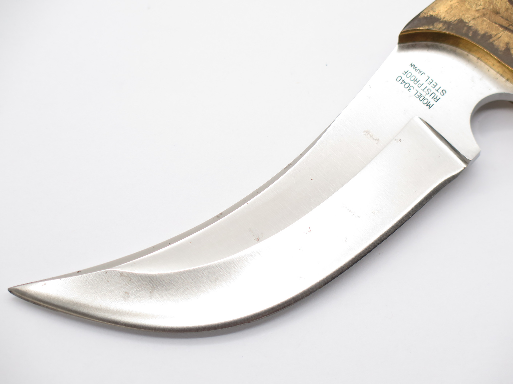 Vtg JET-AER G96 3040 Hattori Seki Japan Fixed 5" Blade Hunting Skinner ...