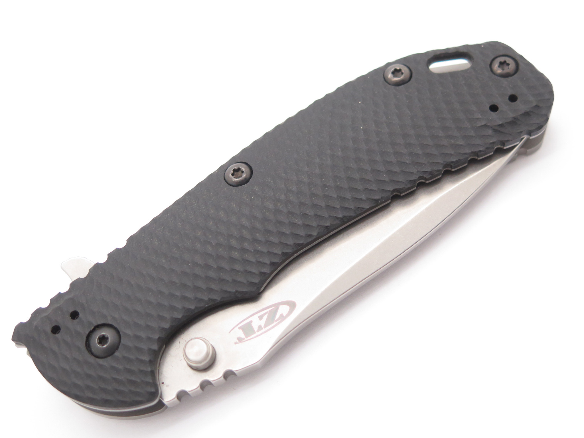 ZT Zero Tolerance 0560 Hinderer Elmax G10 Titanium Framelock Folding ...