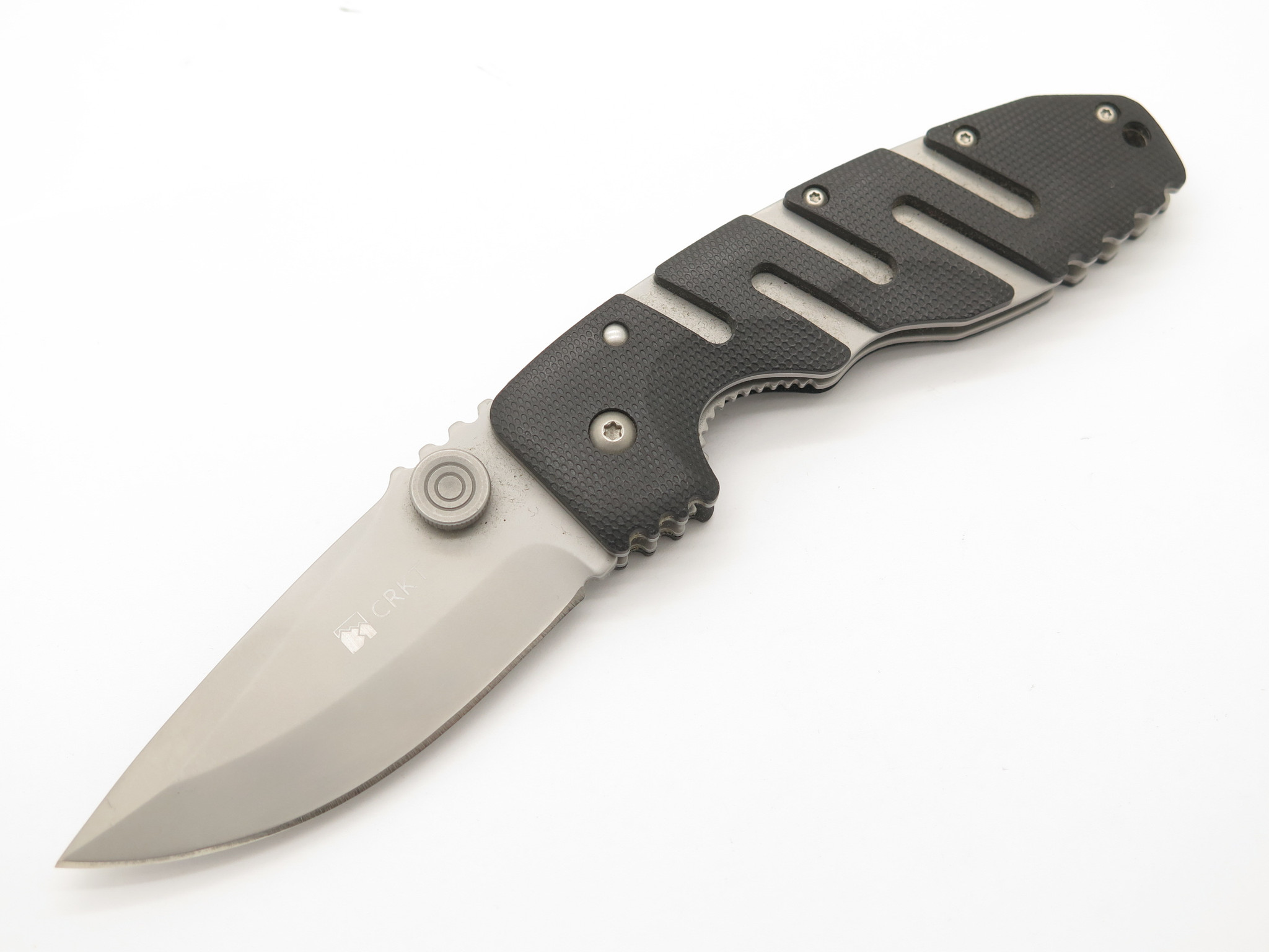 CRKT Ryan Seven 6803 Black 4.625" Handle Linerlock Folding Pocket Knife ...