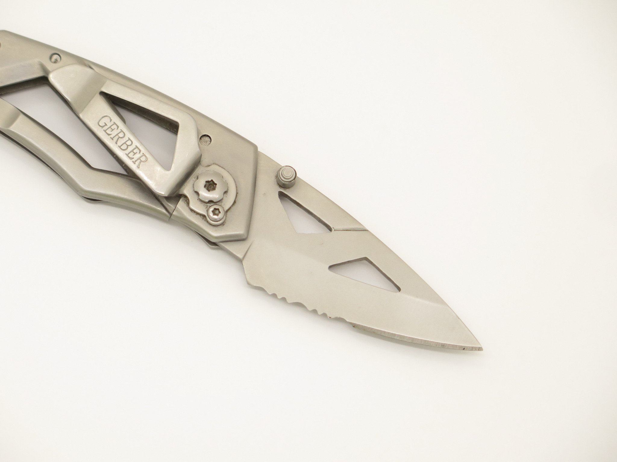 Gerber Stainless Steel Small 3.12" Framelock Folding Pocket Knife ...