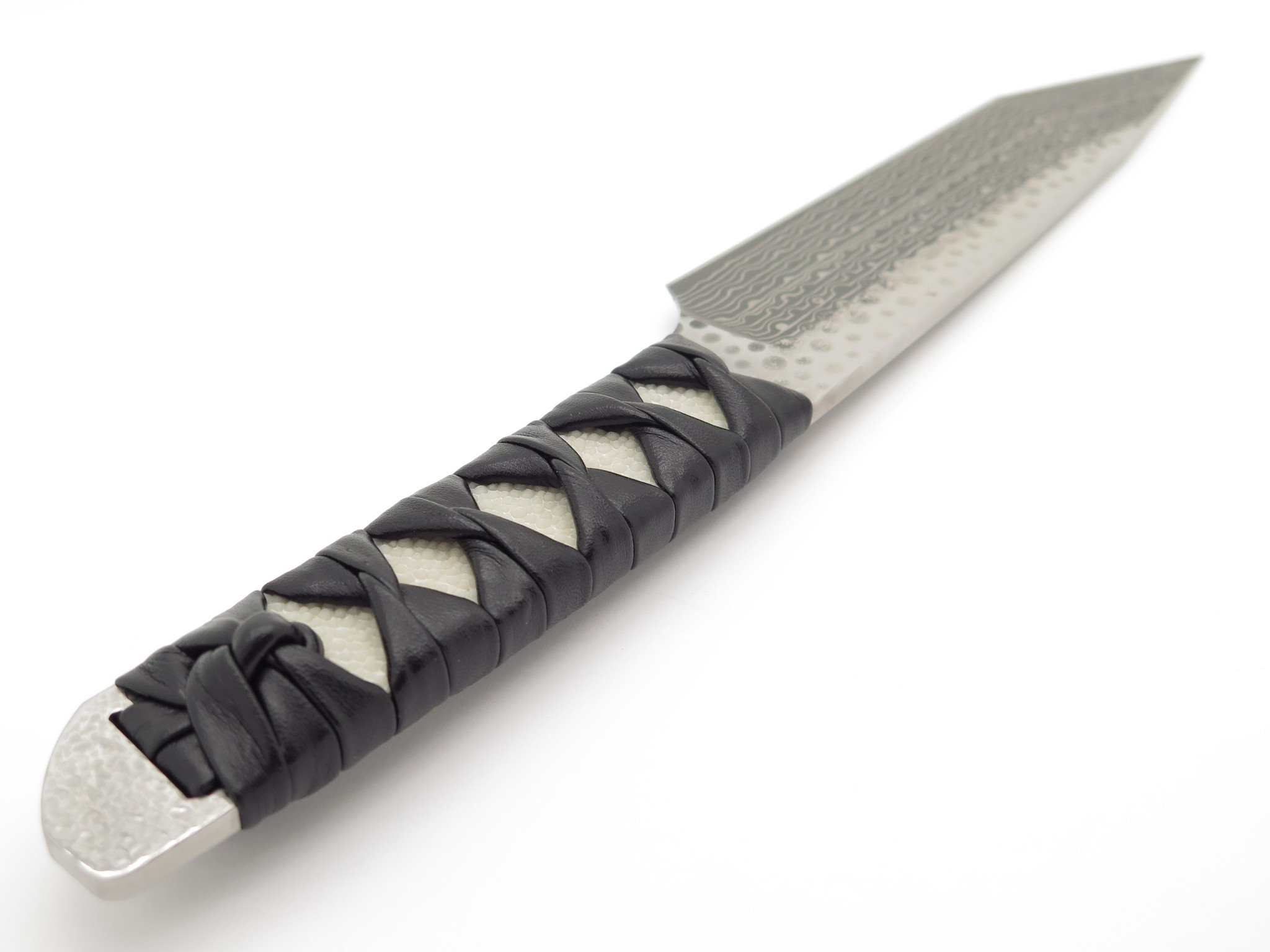Mcusta MC-241GD Seki Japan SPG2 Damascus Japanese Fixed Blade Tanto ...