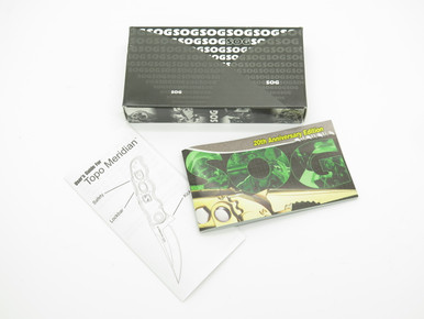 Empty Box only for Vintage SOG M46 Topo Meridian Folding Pocket Knife ...