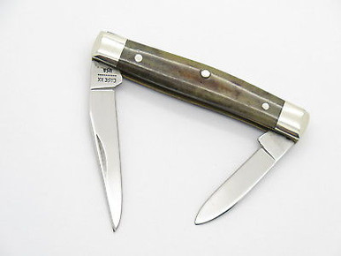 Vtg 1980 Case XX 62033 Small Appaloosa Bone Folding Pocket Knife ...