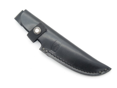 BUCK 104 COMPADRE 192 VANGUARD BROWN LEATHER FIXED BLADE KNIFE SHEATH ...