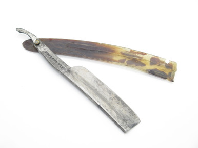 Vintage Antique Old English Straight Razor 3/4" x 3" Blade Knife for ...