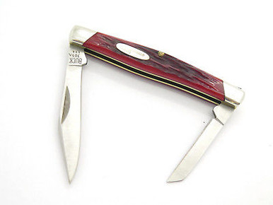 Vtg 1988 Buck 305 Lancer Small 2 Blade Folding Pocket Knife Bone Handle ...
