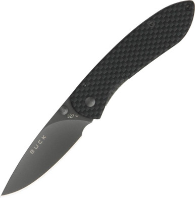 Buck 327 Nobleman Carbon Fiber Pattern Framelock Folding Pocket Knife ...