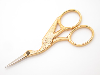 Vintage Japan Stainless Steel 3.5" Japanese Crane Shaped Scissors ...