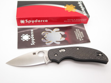 Spyderco Sage 3 C123CFBAP S30V Carbon Fiber Bolt Action Folding Pocket ...