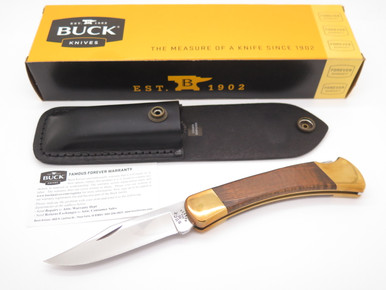 Buck 110 110BO21 Folding Hunter Custom Buildout Koa Wood Lockback Knife ...