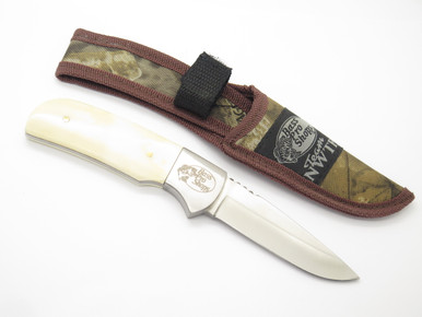 Bass Pro Shops Team NWTF Smooth Bone 7.87" Fixed Blade Hunting Knife ...