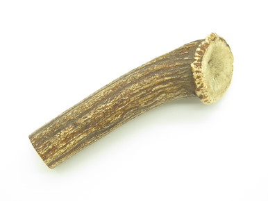 Axis Deer Round Antler 6.25" Long Knife Making Handle Part - ePrague, LLC