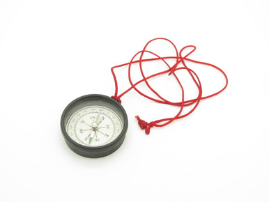 Vintage Japanese Compass with Lanyard, Made in Japan - ePrague, LLC