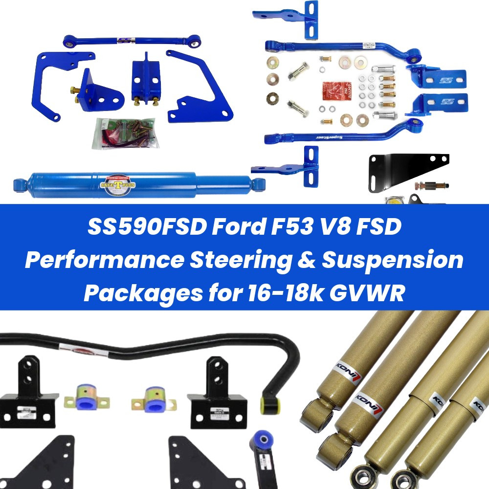 SuperSteer® Performance Steering & Suspension FSD Package for Ford F53 ...