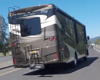 Stock Ford F53 Test - SuperSteer