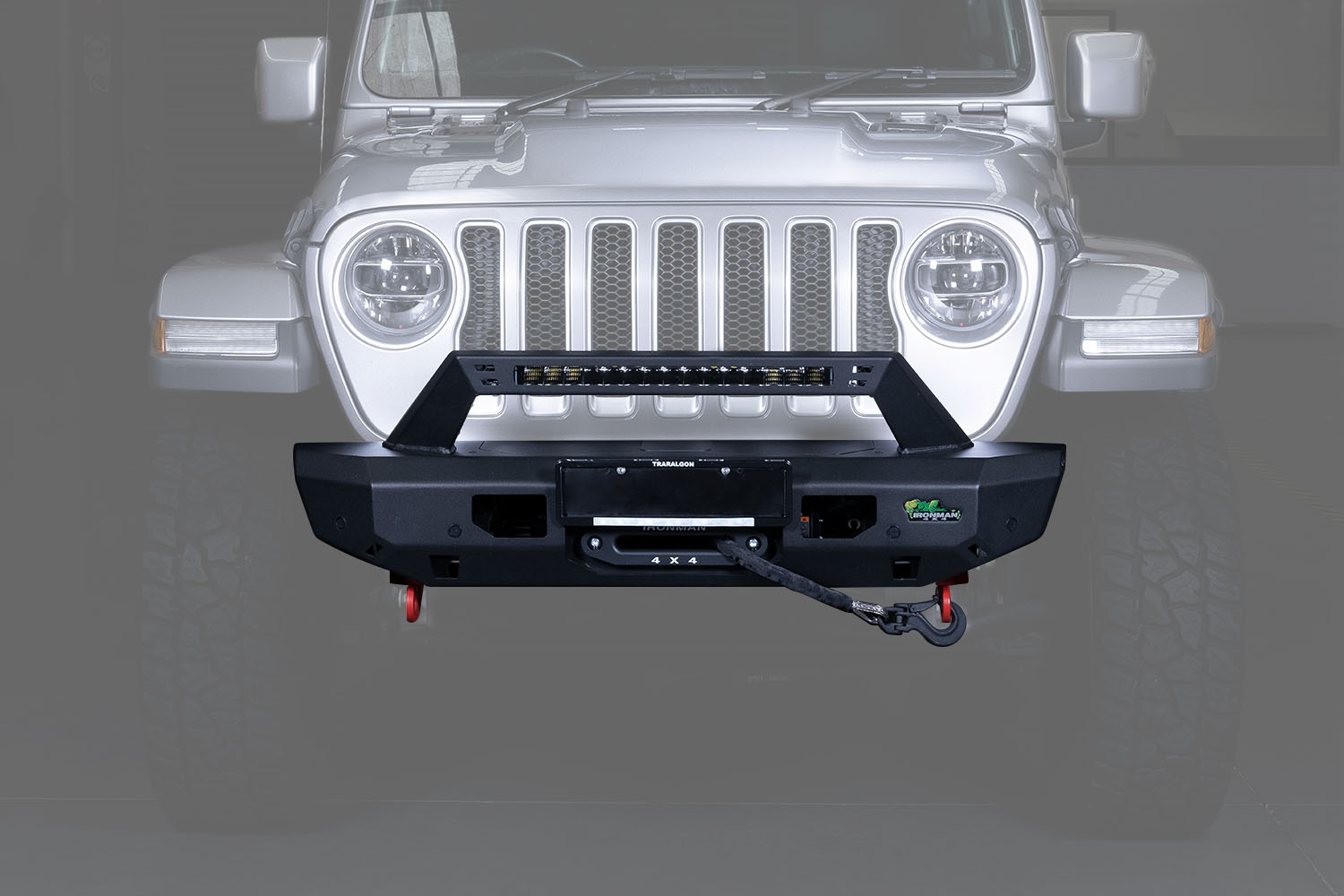 Raid Stubby Front Bumper Kit Suited for Jeep Wrangler JK / JL - Iron ...