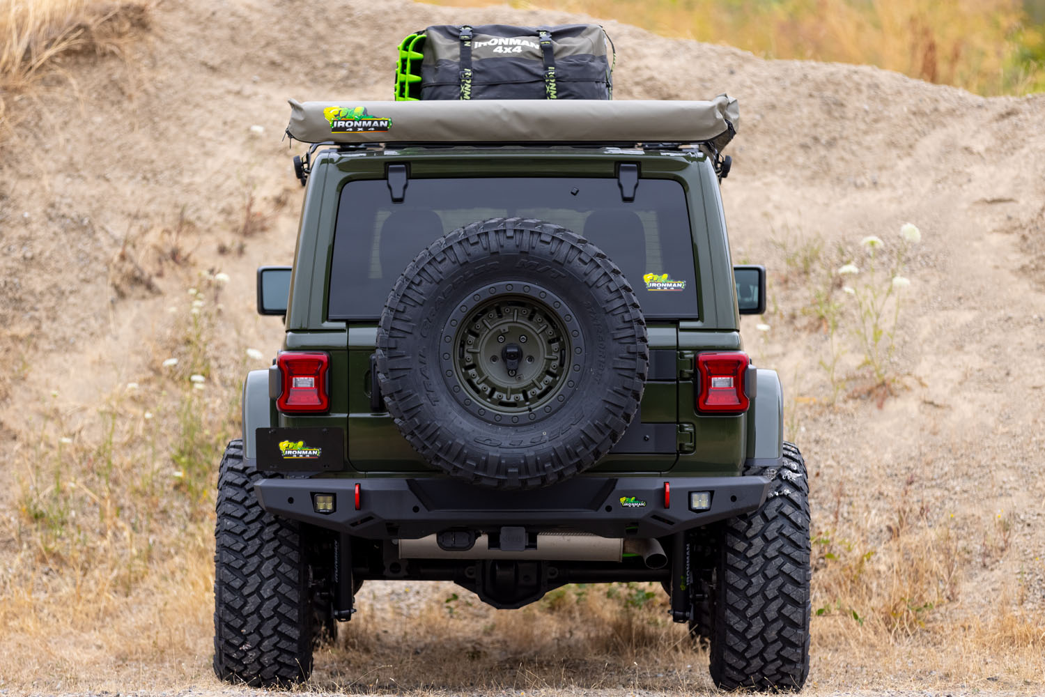 Raid Series Rear Bumper Kit Suited for Jeep Wrangler JL - Iron Rigs 4x4
