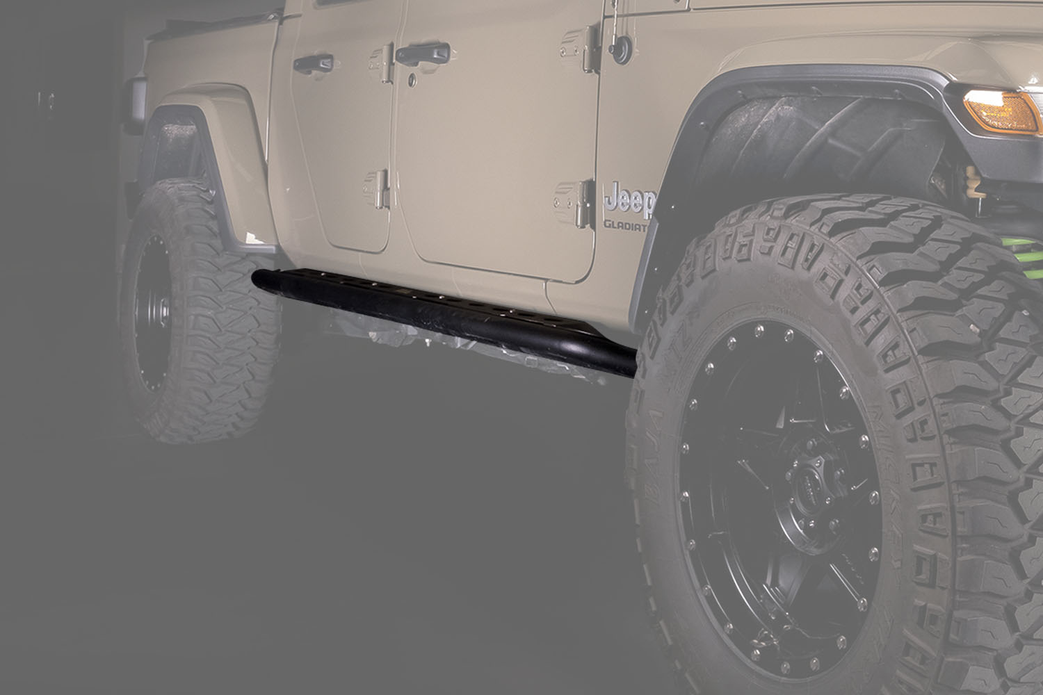 Raid Series Rock Rails / Side Steps Suited For Jeep Gladiator JT - Iron ...