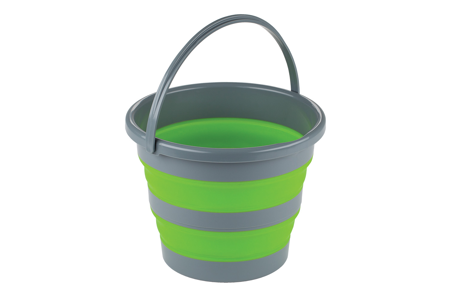 Collapsible Silicone Bucket with Handle - 10L - Iron Rigs 4x4