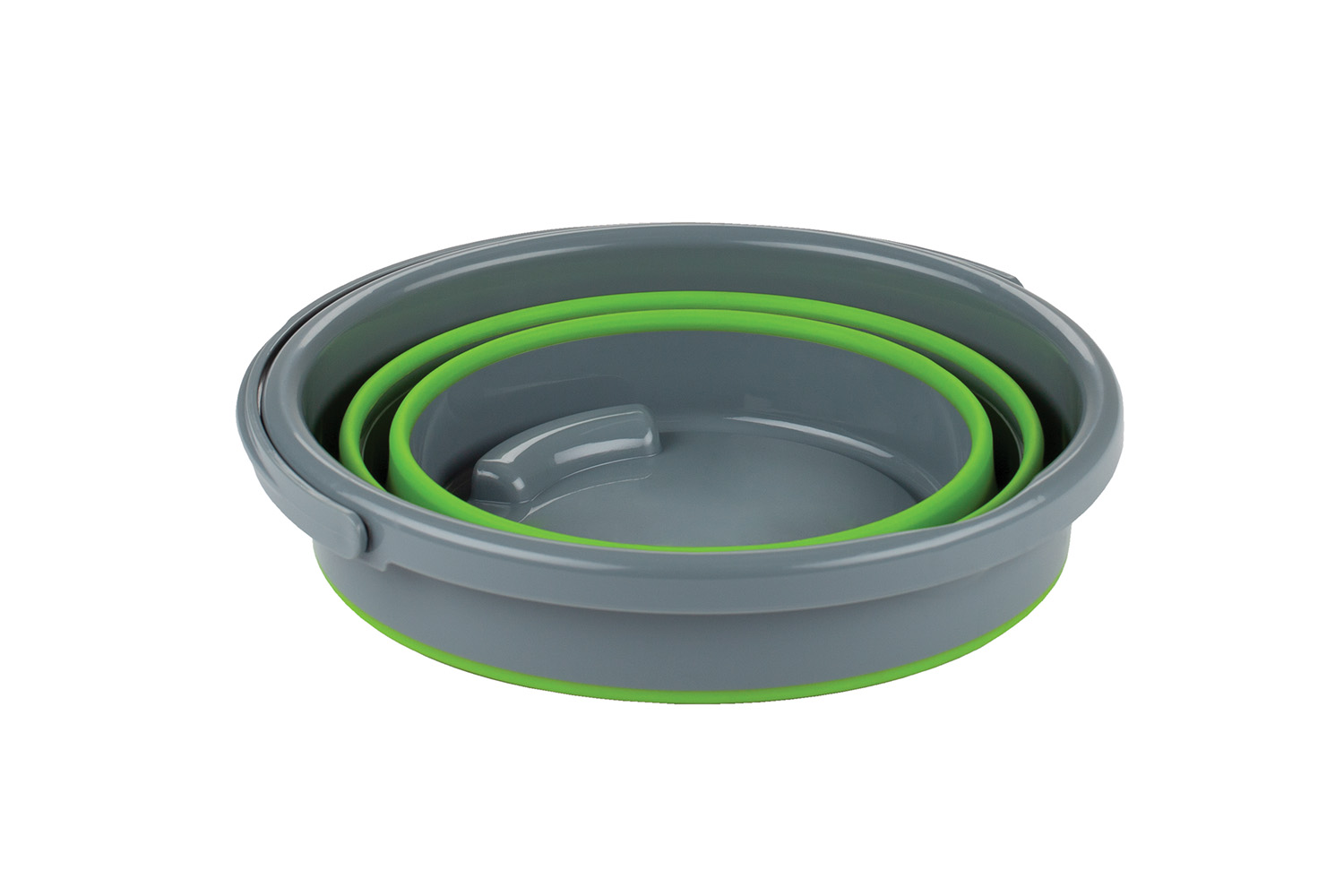 Collapsible Silicone Bucket with Handle - 10L - Iron Rigs 4x4