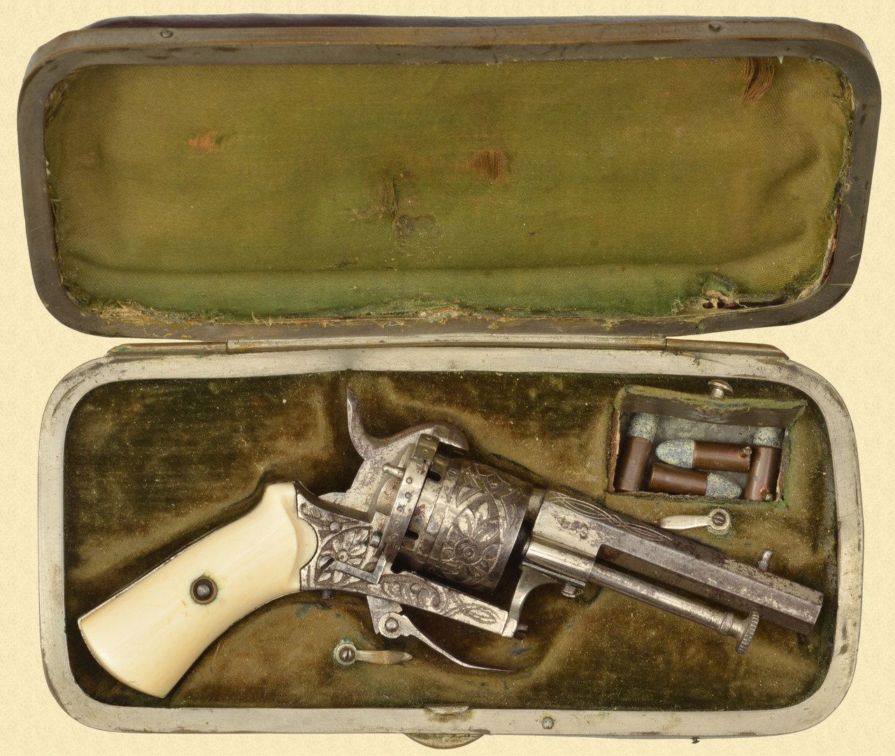 BELGIAN PINFIRE REVOLVER - C27747 - Simpson Ltd